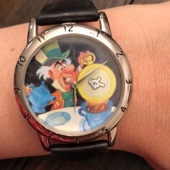 Disney | Jewelry | Vintage Limited Edition Mad Hatter Watch | Poshmark